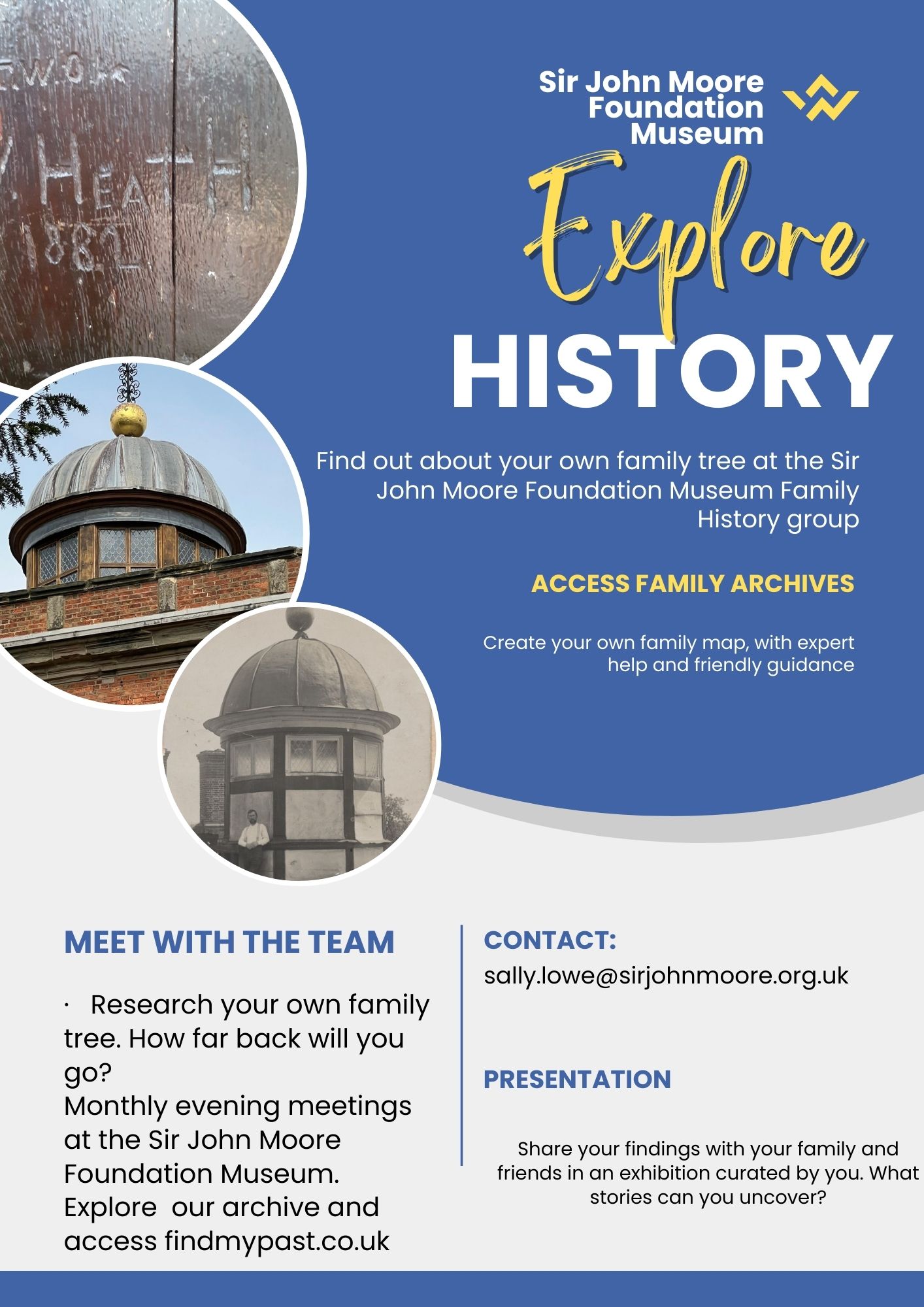 Family Tree History Group - Sir John Moore Foundation